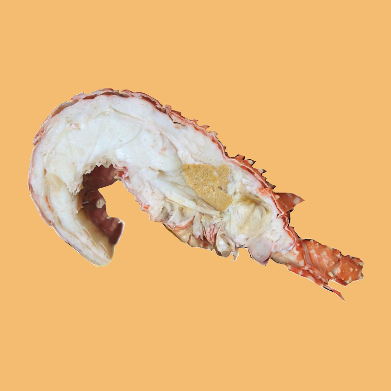 Langoustes et demi langoustes : vente crustacés cuits à l'eau de mer